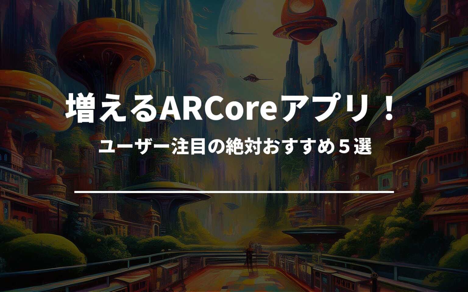 増えるARCoreアプリ！ユーザー注目の絶対おすすめ5選 | Web ARの開発・配信、3DCGモデル作成なら | ARFUL